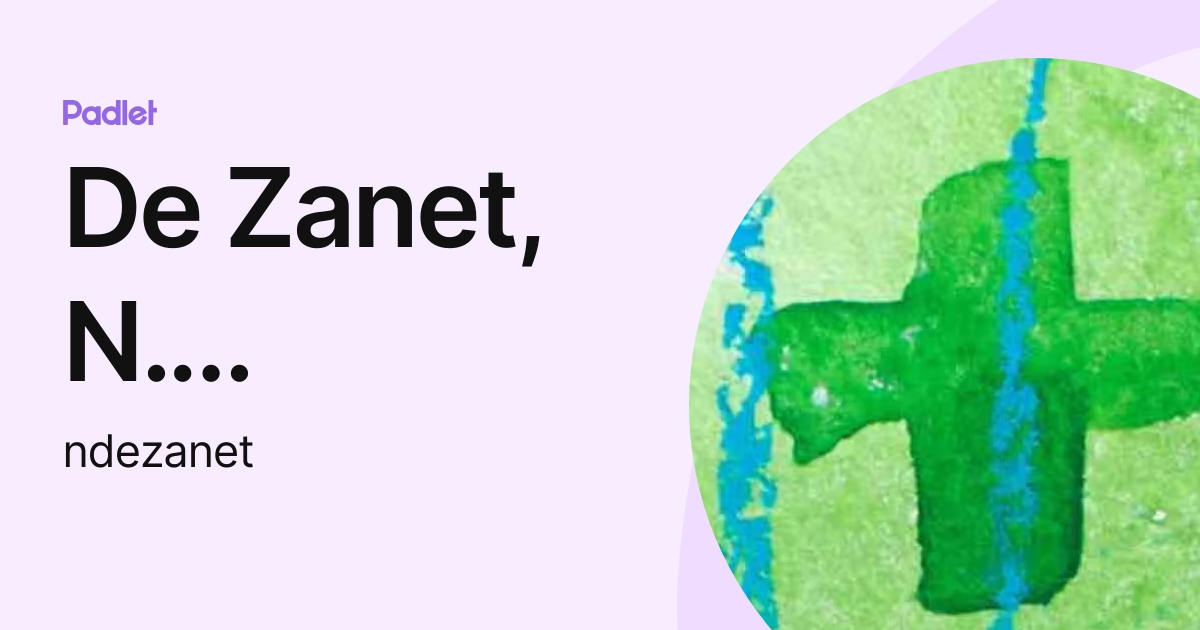 De Zanet, N. (Nadine) (ndezanet) profile | Padlet