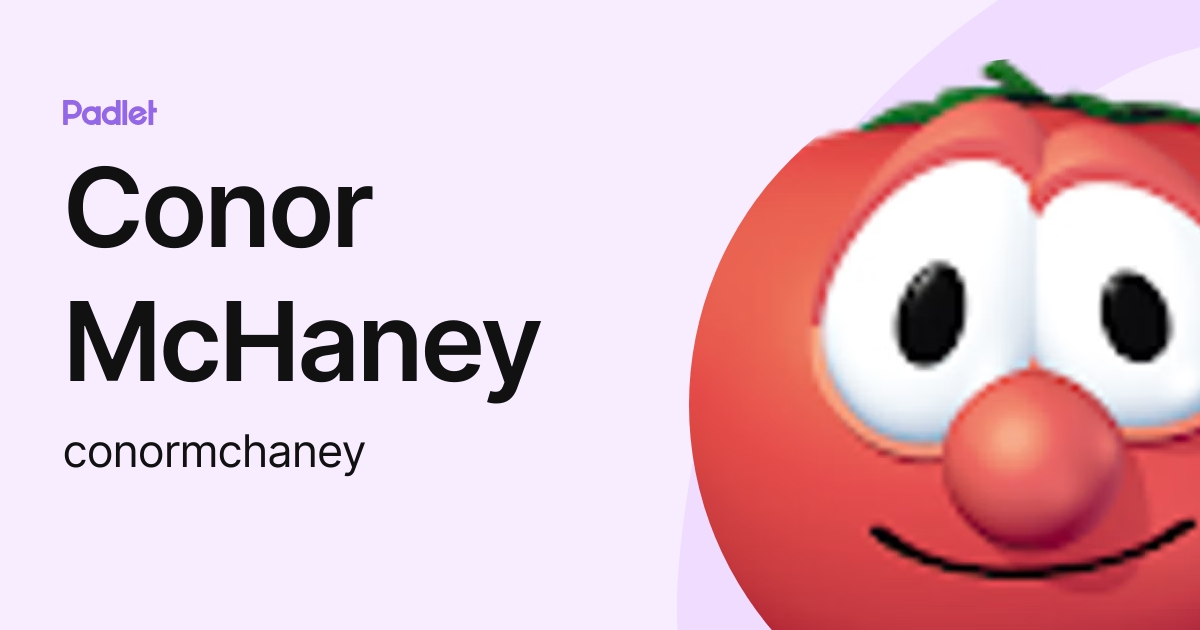 Conor McHaney (conormchaney) profile | Padlet