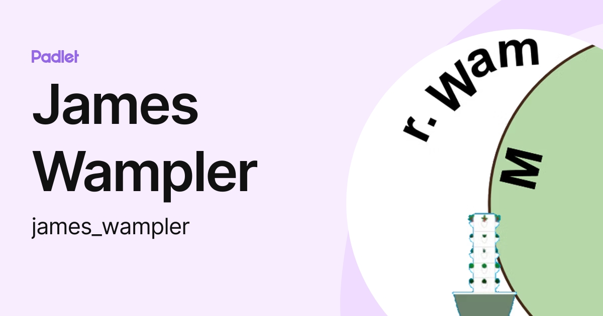 James Wampler (james_wampler) profile | Padlet