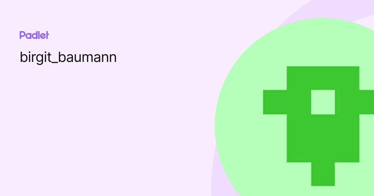 birgit_baumann profile | Padlet