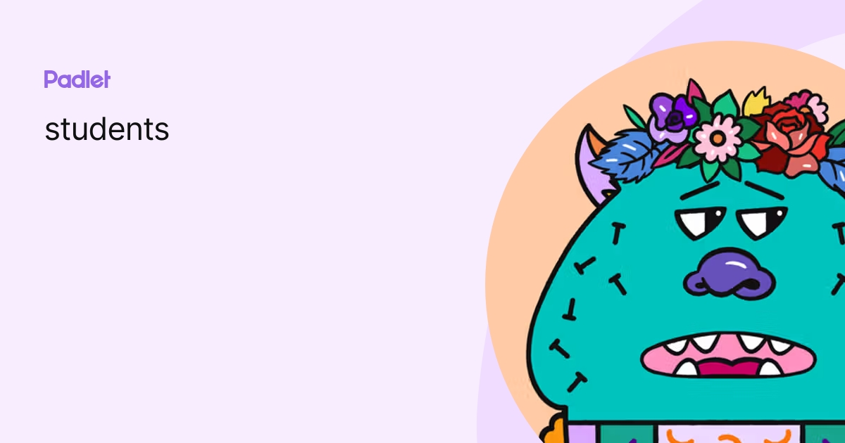 students profile | Padlet