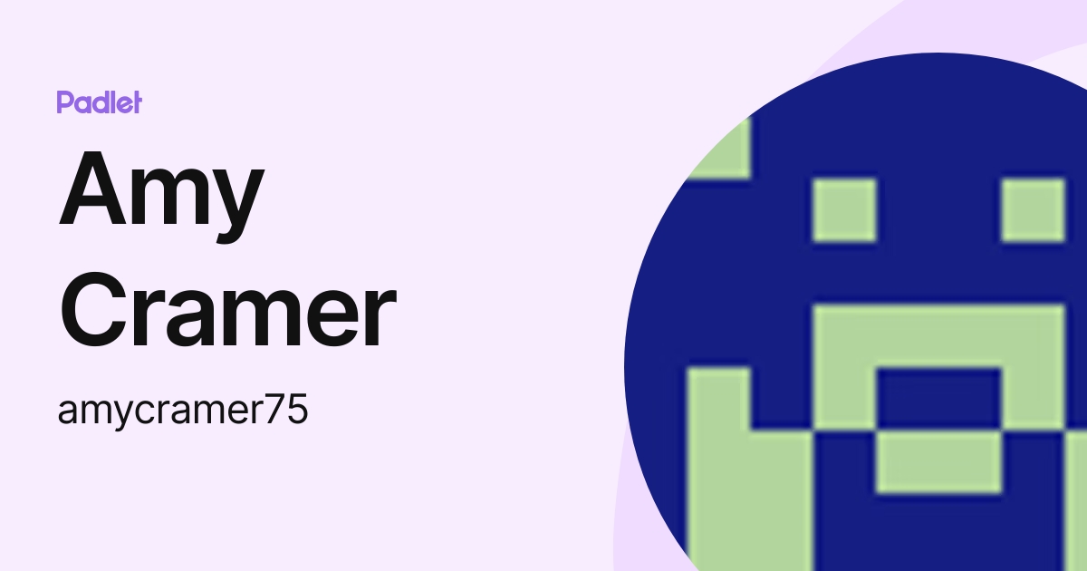 Amy Cramer (amycramer75) profile | Padlet
