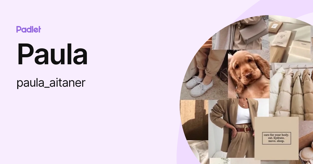 Paula (paula_aitaner) profile | Padlet