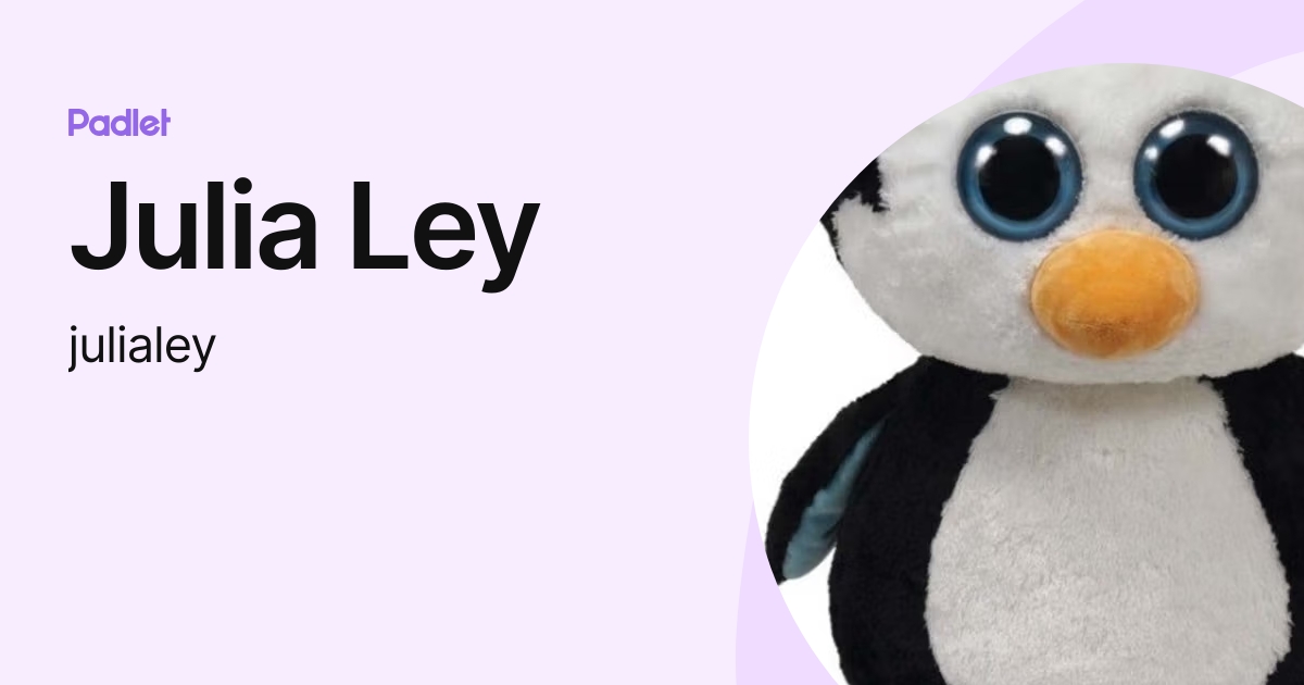 Julia Ley (julialey) profile | Padlet