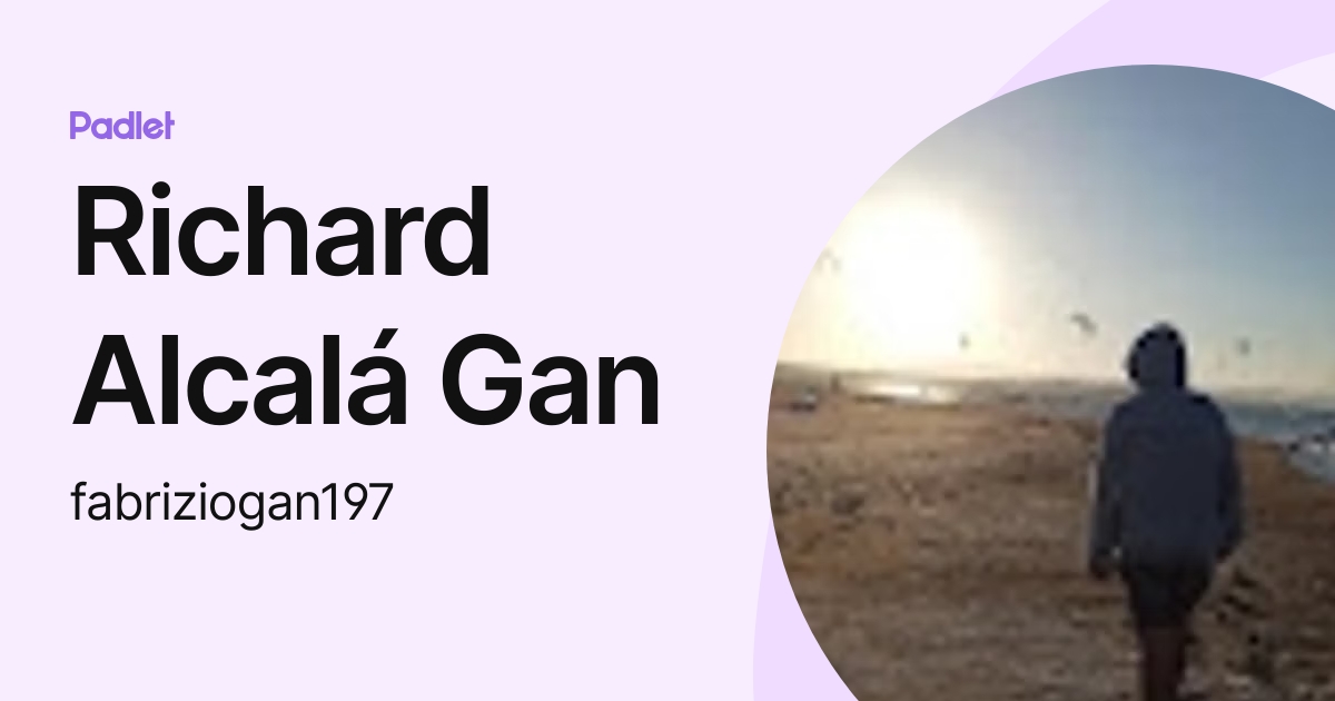 Richard Alcalá Gan (fabriziogan197) profile | Padlet