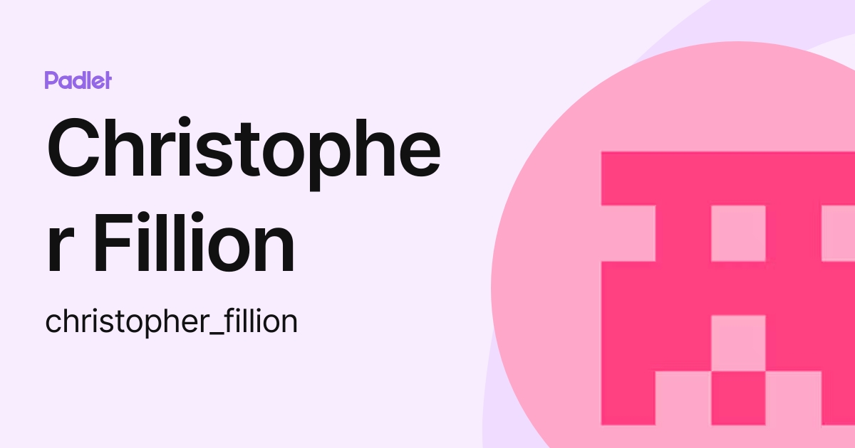 Christopher Fillion (christopher_fillion) profile | Padlet