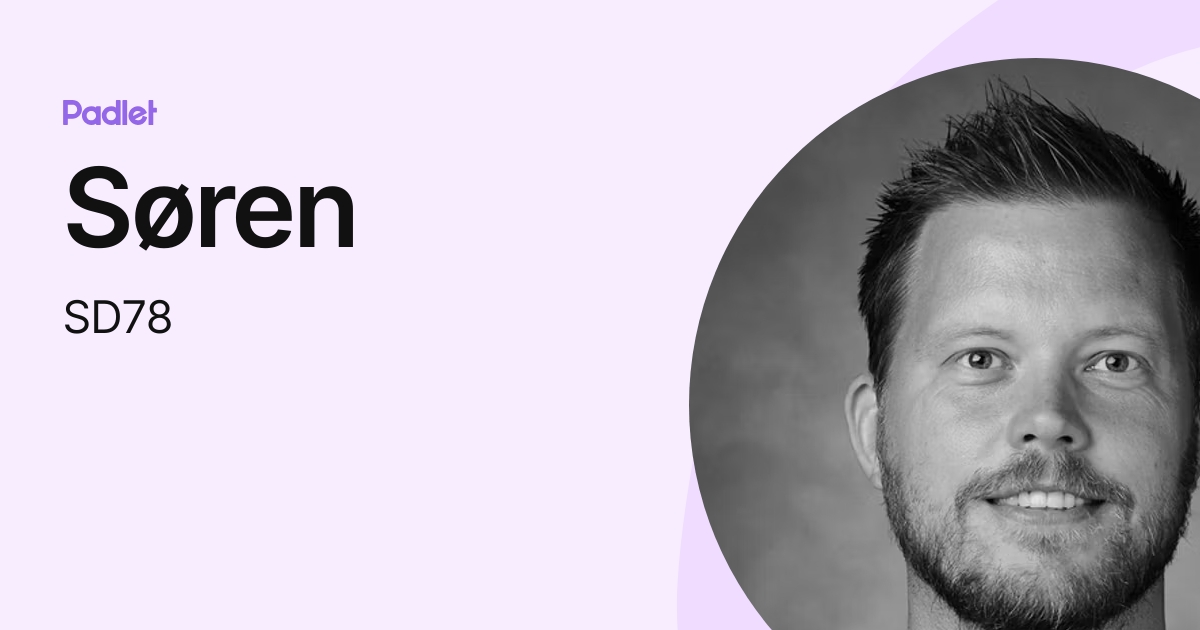 Søren (SD78) profile | Padlet