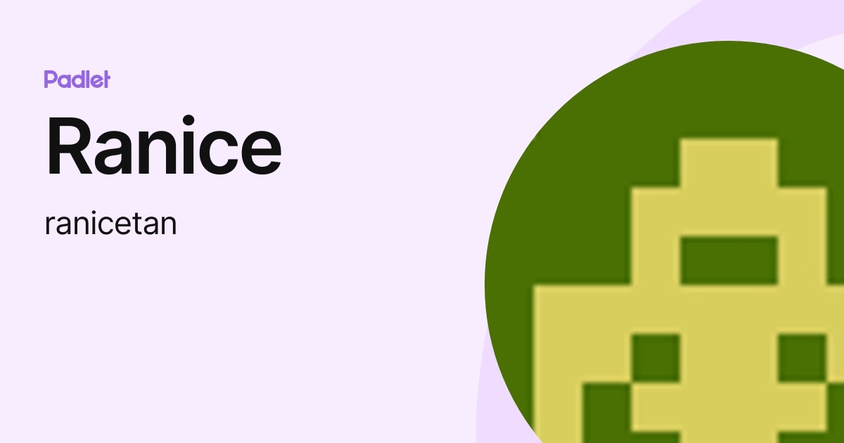 Ranice (ranicetan) profile | Padlet