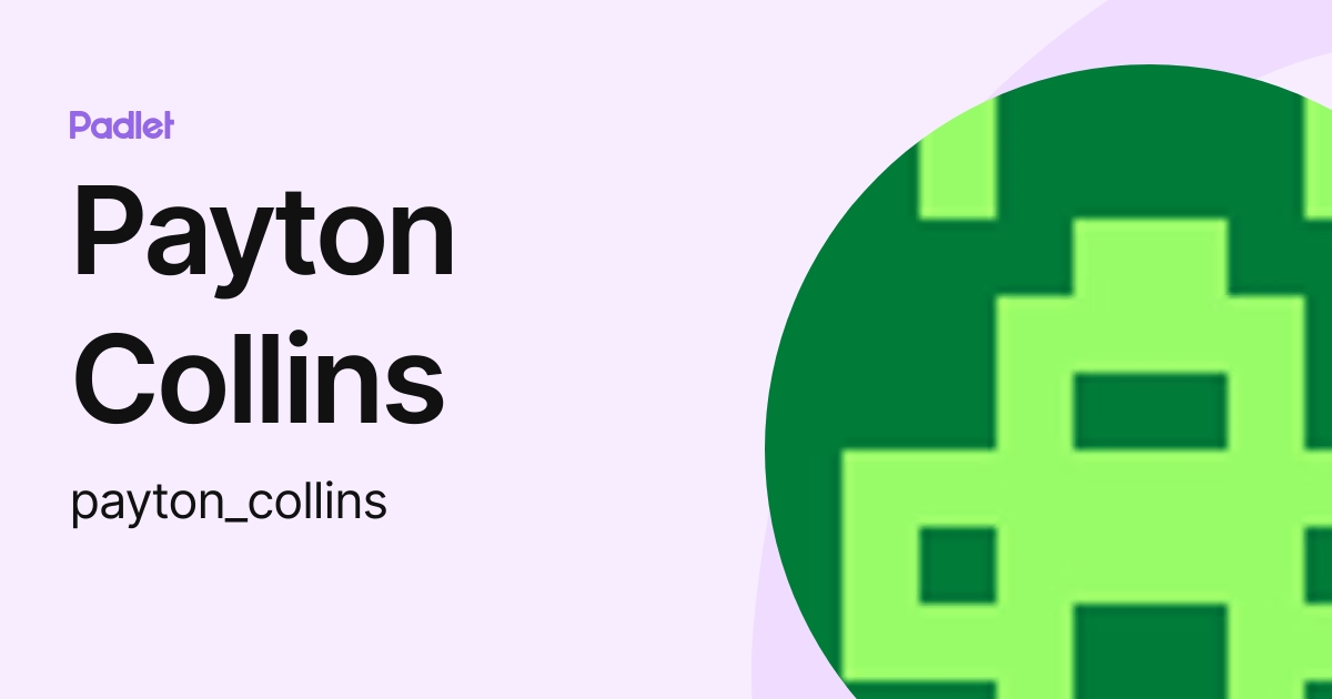 Payton Collins (payton_collins) profile | Padlet