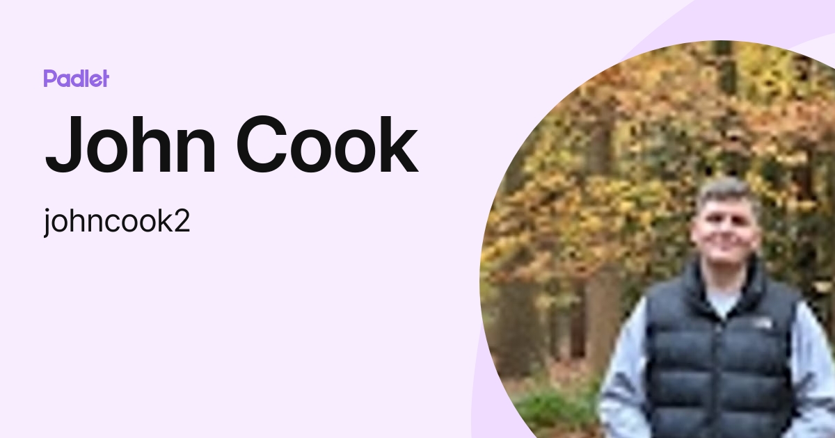 John Cook (johncook2) profile | Padlet