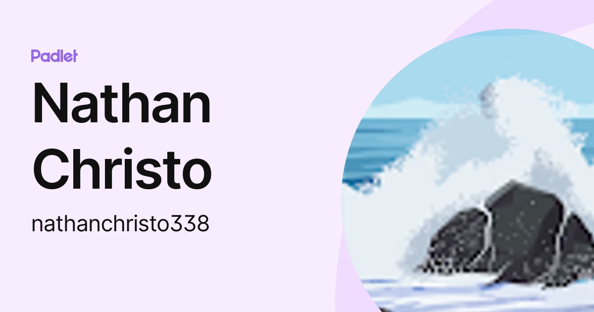 Nathan Christo (nathanchristo338) profile | Padlet