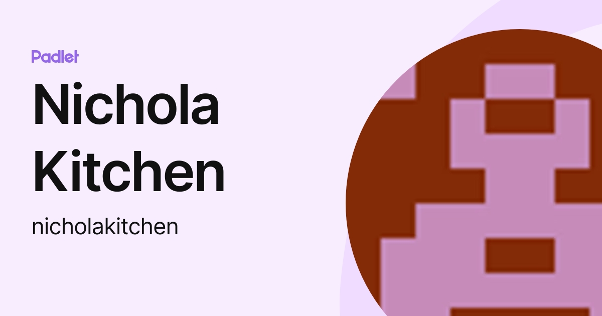 Nichola Kitchen (nicholakitchen) profile | Padlet