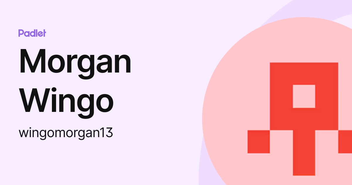 Morgan Wingo (wingomorgan13) profile | Padlet