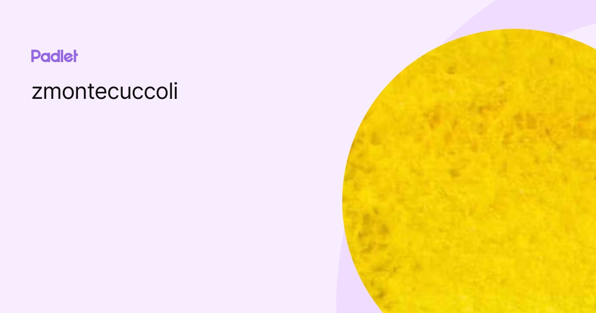 zmontecuccoli profile | Padlet