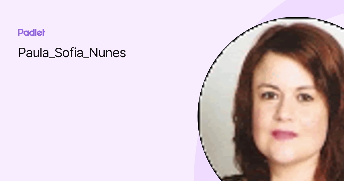 Paula_Sofia_Nunes profile | Padlet