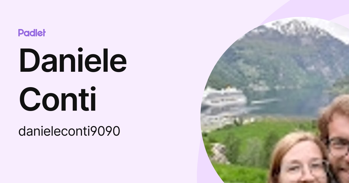 Daniele Conti (danieleconti9090) profile | Padlet