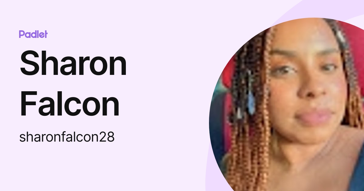 Sharon Falcon (sharonfalcon28) profile | Padlet