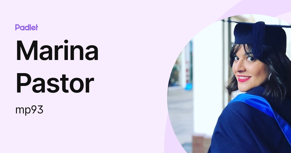 Marina Pastor (mp93) profile | Padlet