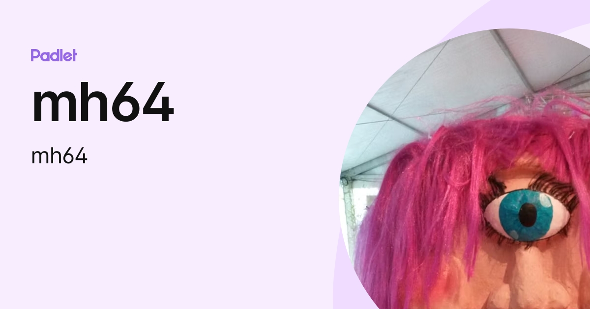 Profil de mh64 (mh64) | Padlet