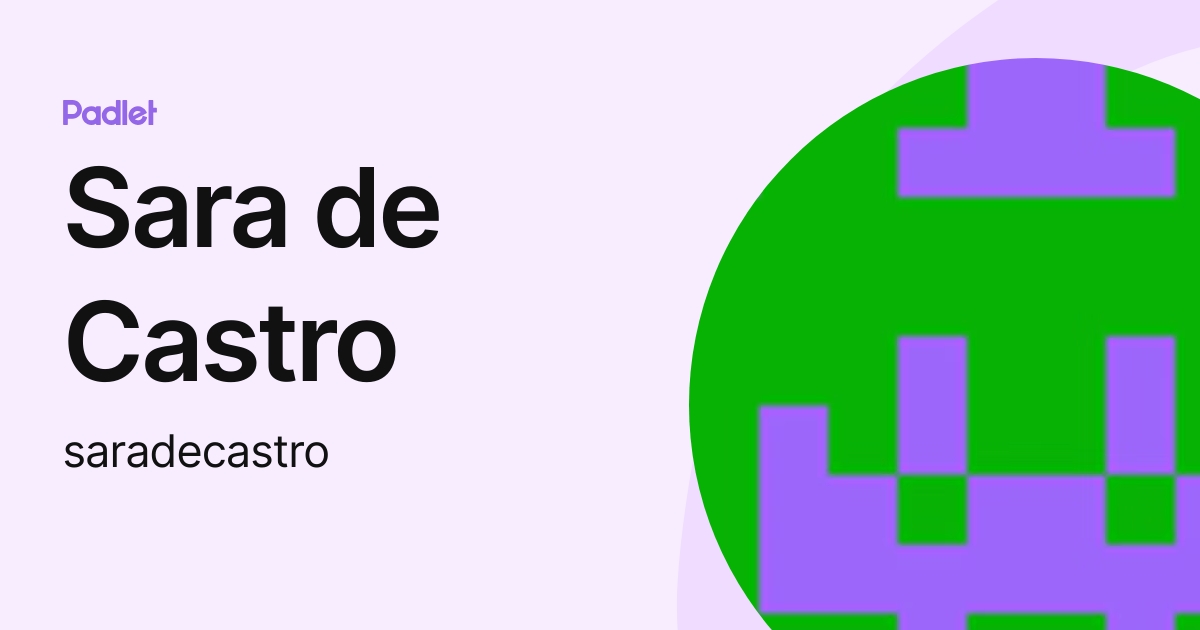 Sara de Castro (saradecastro) profile | Padlet