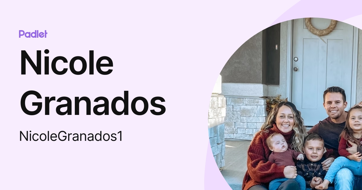 Nicole Granados (NicoleGranados1) profile | Padlet