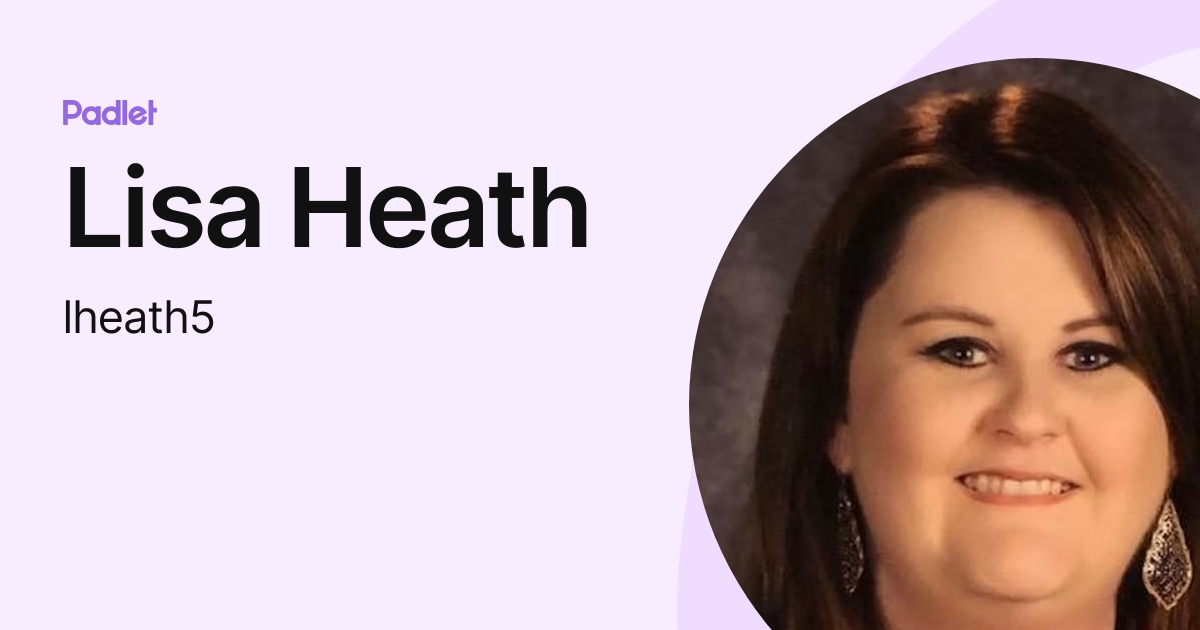 Lisa Heath (lheath5) profile | Padlet