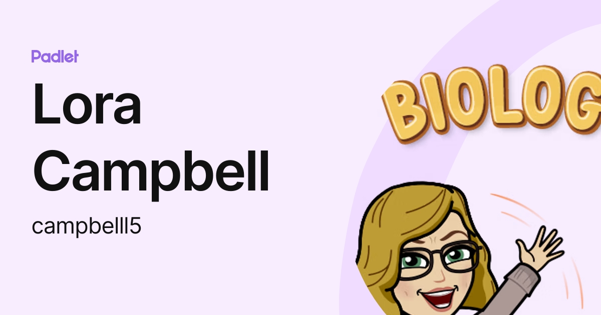 Lora Campbell (campbelll5) profile | Padlet