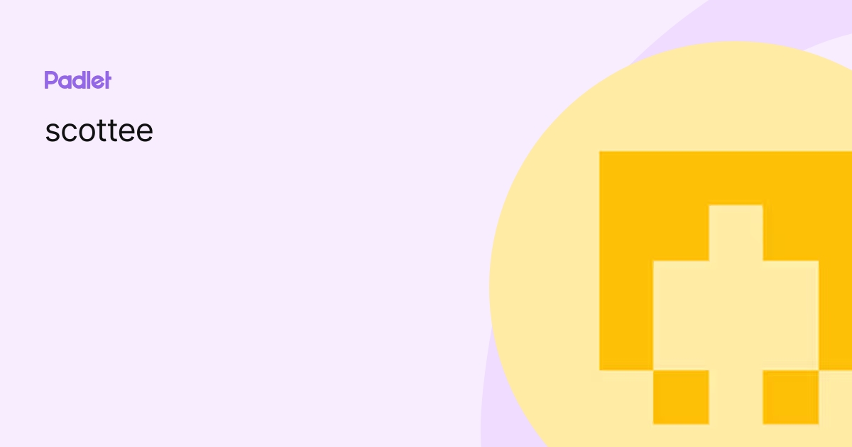 scottee profile | Padlet