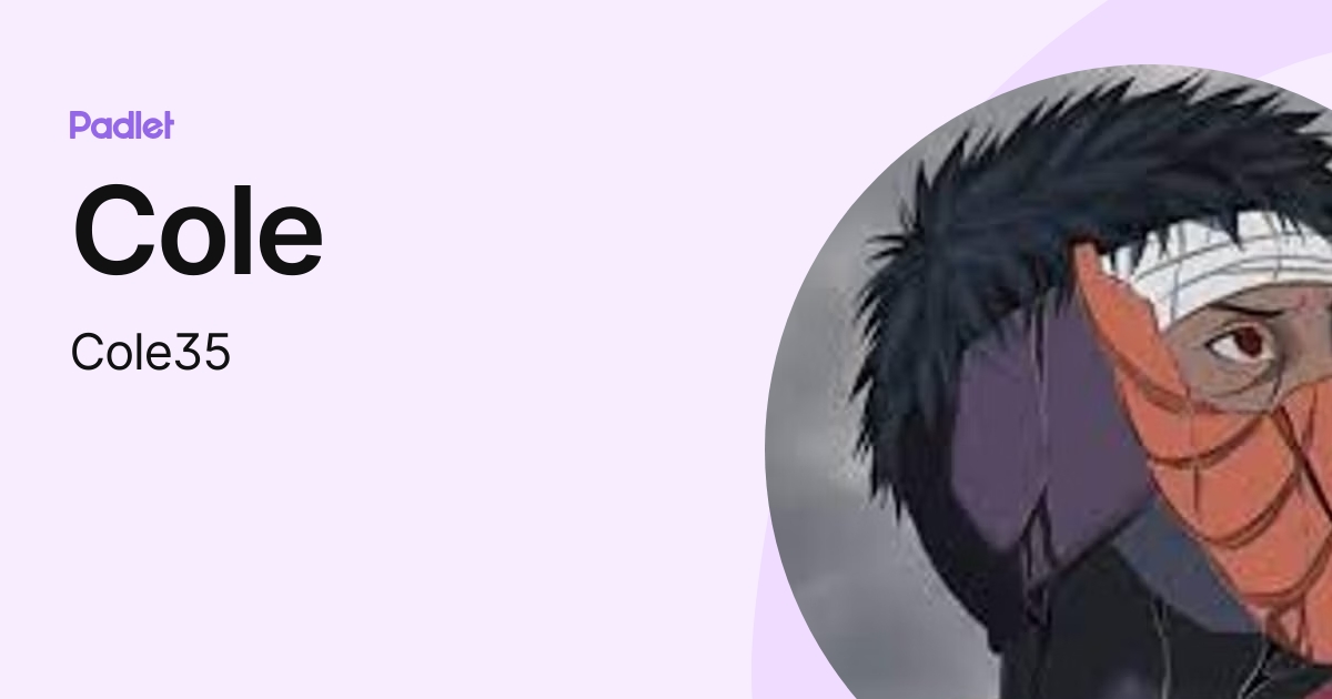 Cole (Cole35) profile | Padlet