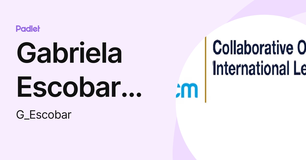 Gabriela Escobar Rodríguez (FIU) y Alejandro Sottolichio Leyton (UCM ...