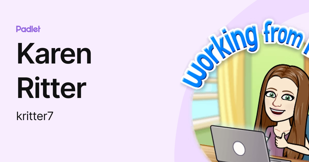 Karen Ritter (kritter7) profile | Padlet
