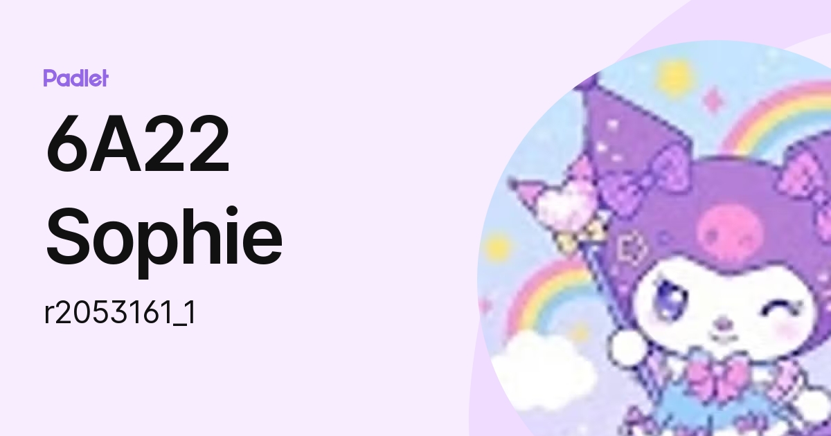 譚心瑜4A-26 (r205316) profile | Padlet