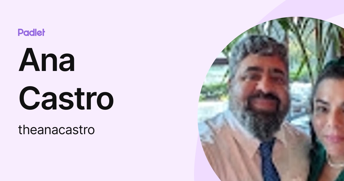 Ana Castro (theanacastro) profile | Padlet