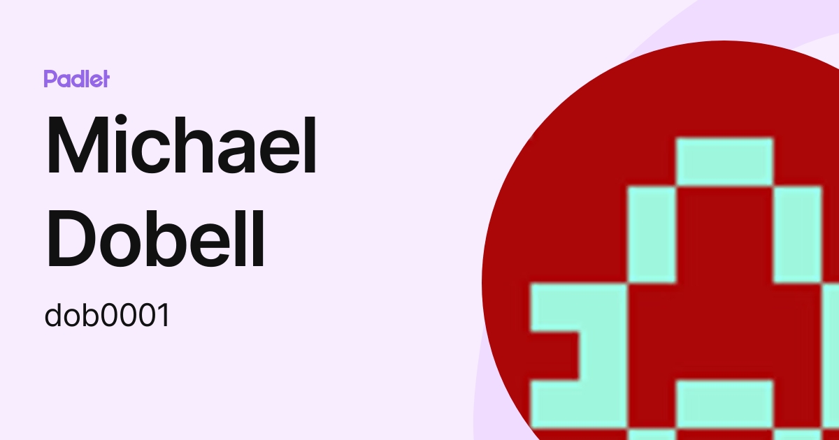 Michael Dobell (dob0001) profile | Padlet