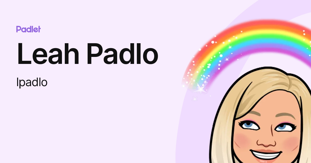 Leah Padlo (lpadlo) profile | Padlet