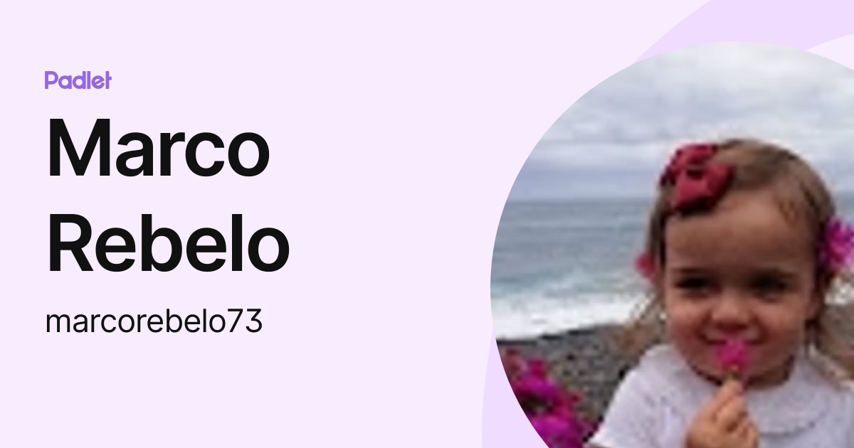Marco Rebelo (marcorebelo73) profile | Padlet