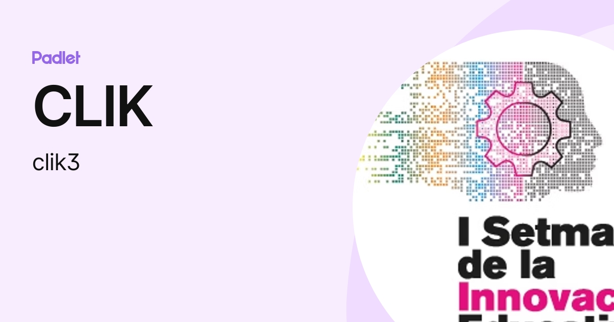 CLIK (clik3) profile | Padlet