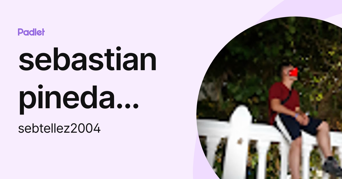 sebastian pineda tellez (sebtellez2004) profile | Padlet