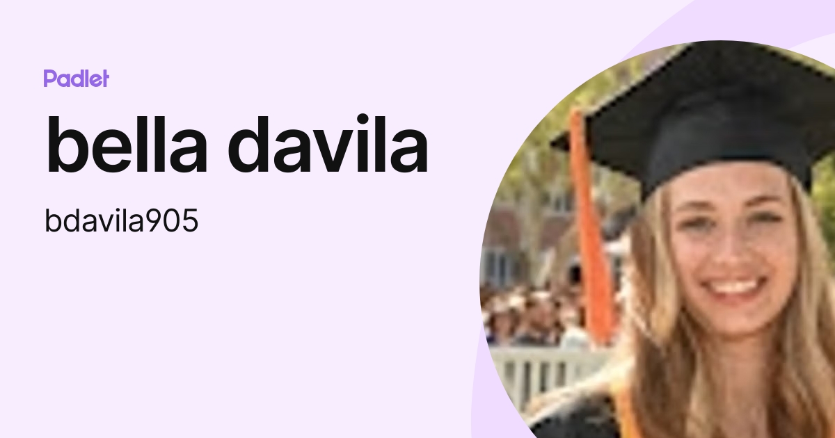bella davila (bdavila905) profile | Padlet