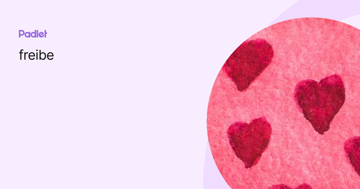 freibe profile | Padlet