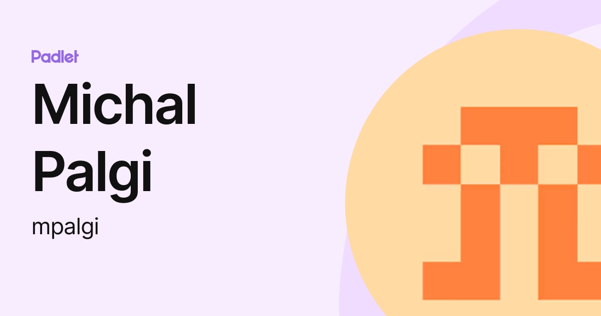 Michal Palgi (mpalgi) profile | Padlet