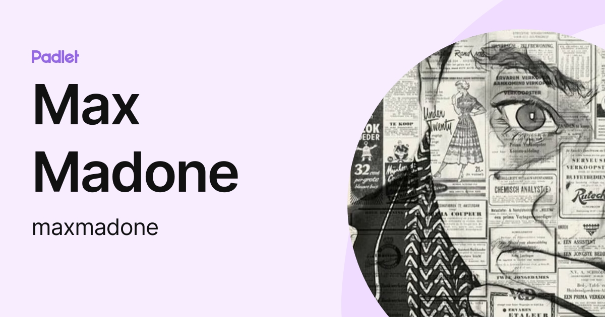 Max Madone (maxmadone) profile | Padlet