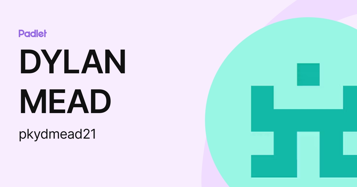 DYLAN MEAD (pkydmead21) profile | Padlet