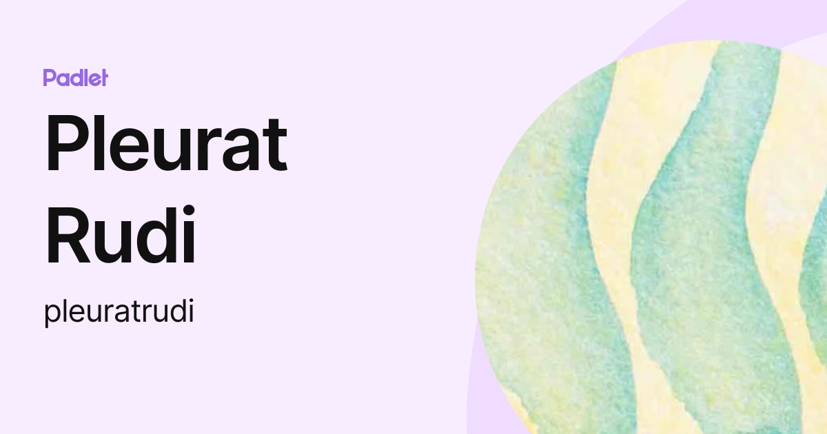 Pleurat Rudi (pleuratrudi) profile | Padlet