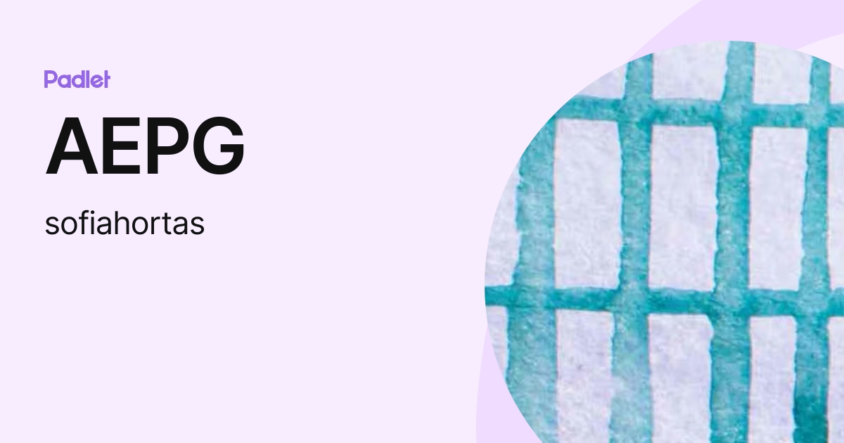 Sofia Rebêlo Hortas (sofiahortas) profile | Padlet