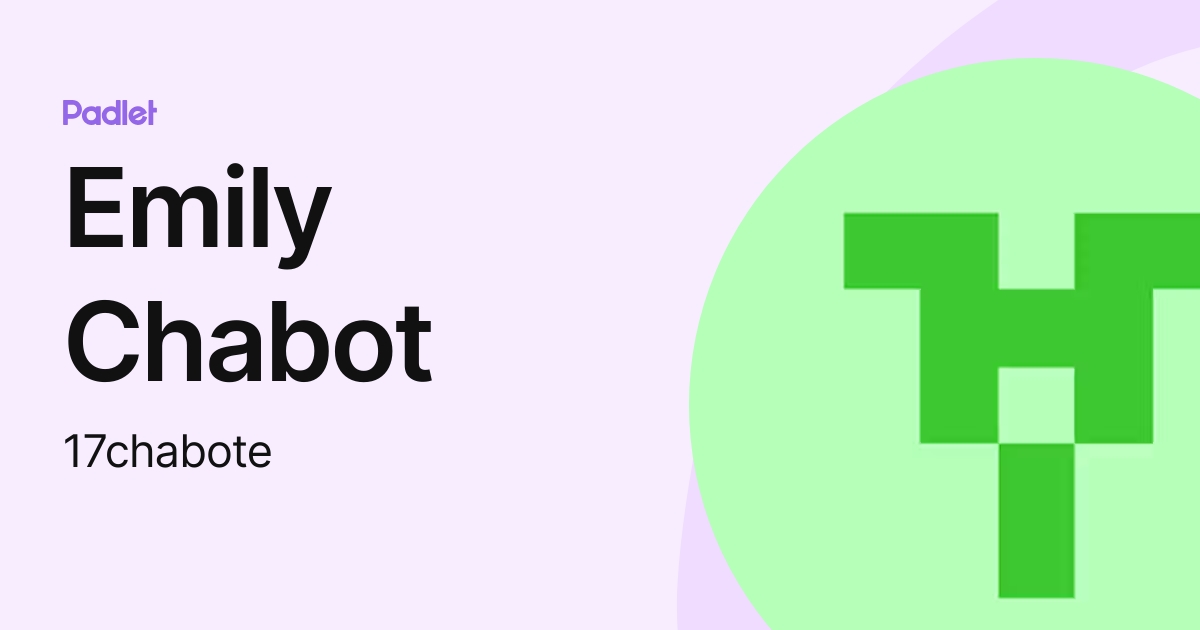 Emily Chabot (17chabote) profile | Padlet