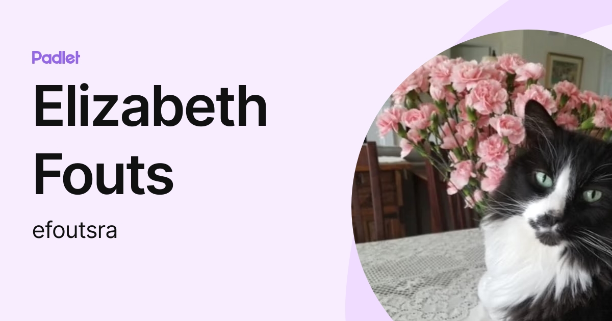 Elizabeth Fouts (efoutsra) profile | Padlet