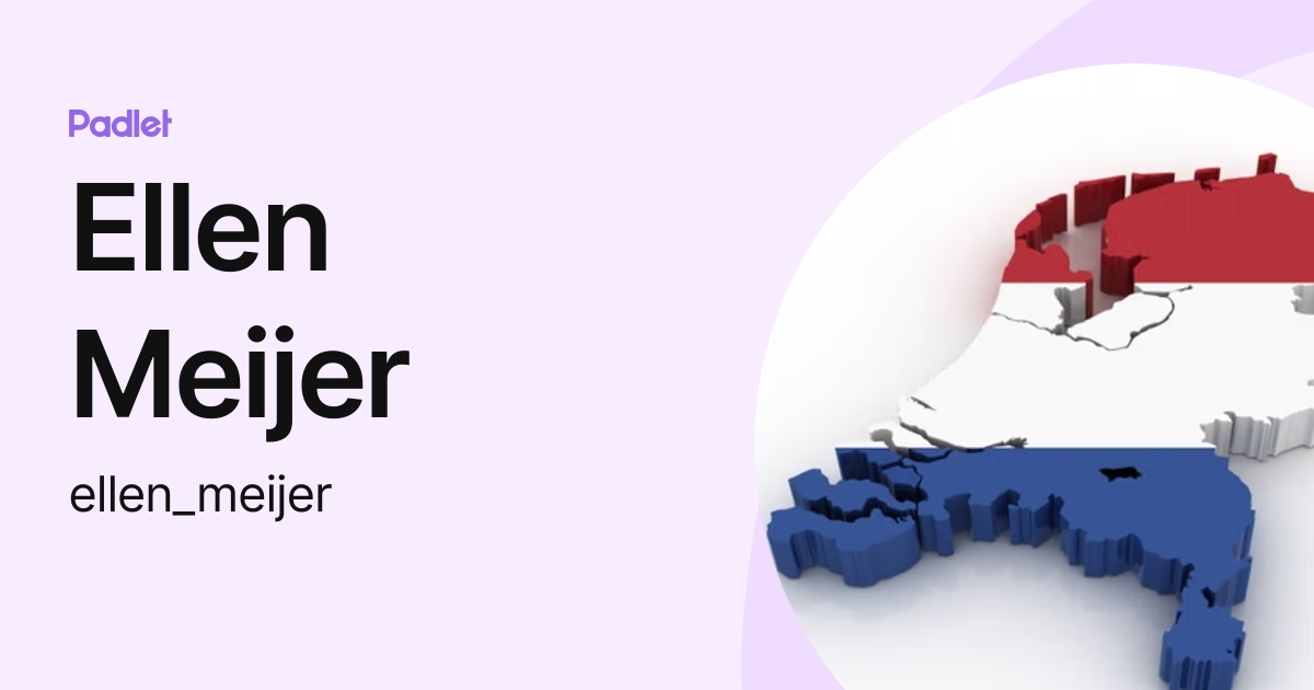 Ellen Meijer (ellen_meijer) profile | Padlet