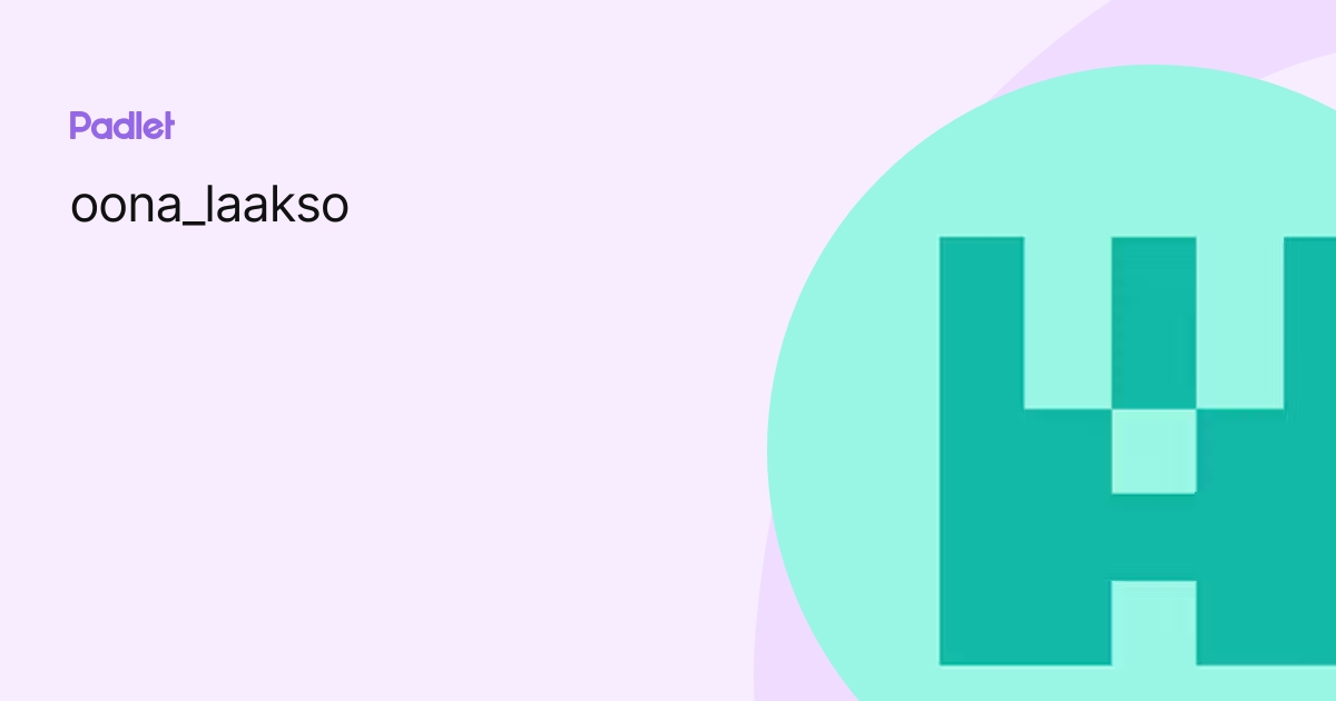 oona_laakso profile | Padlet