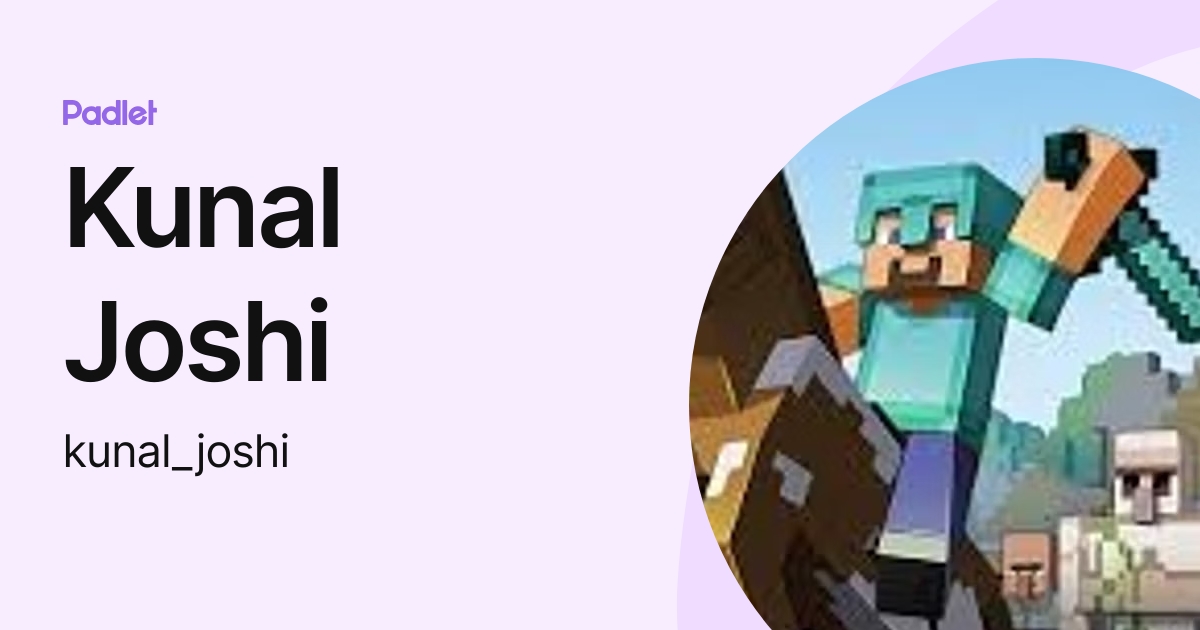 Kunal Joshi (kunal_joshi) profile | Padlet